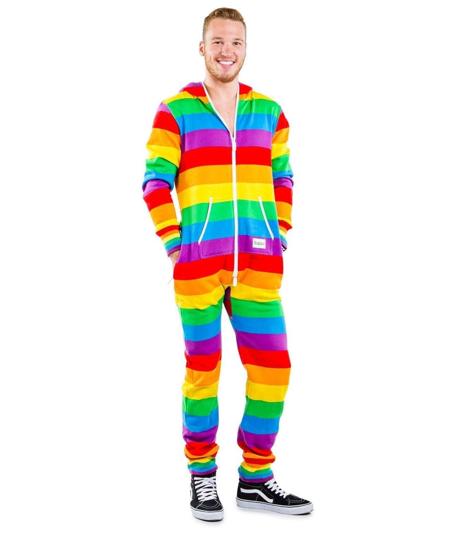 Rainbow Jumpsuit: Men's Rainbow Outfits | Tipsy Elves