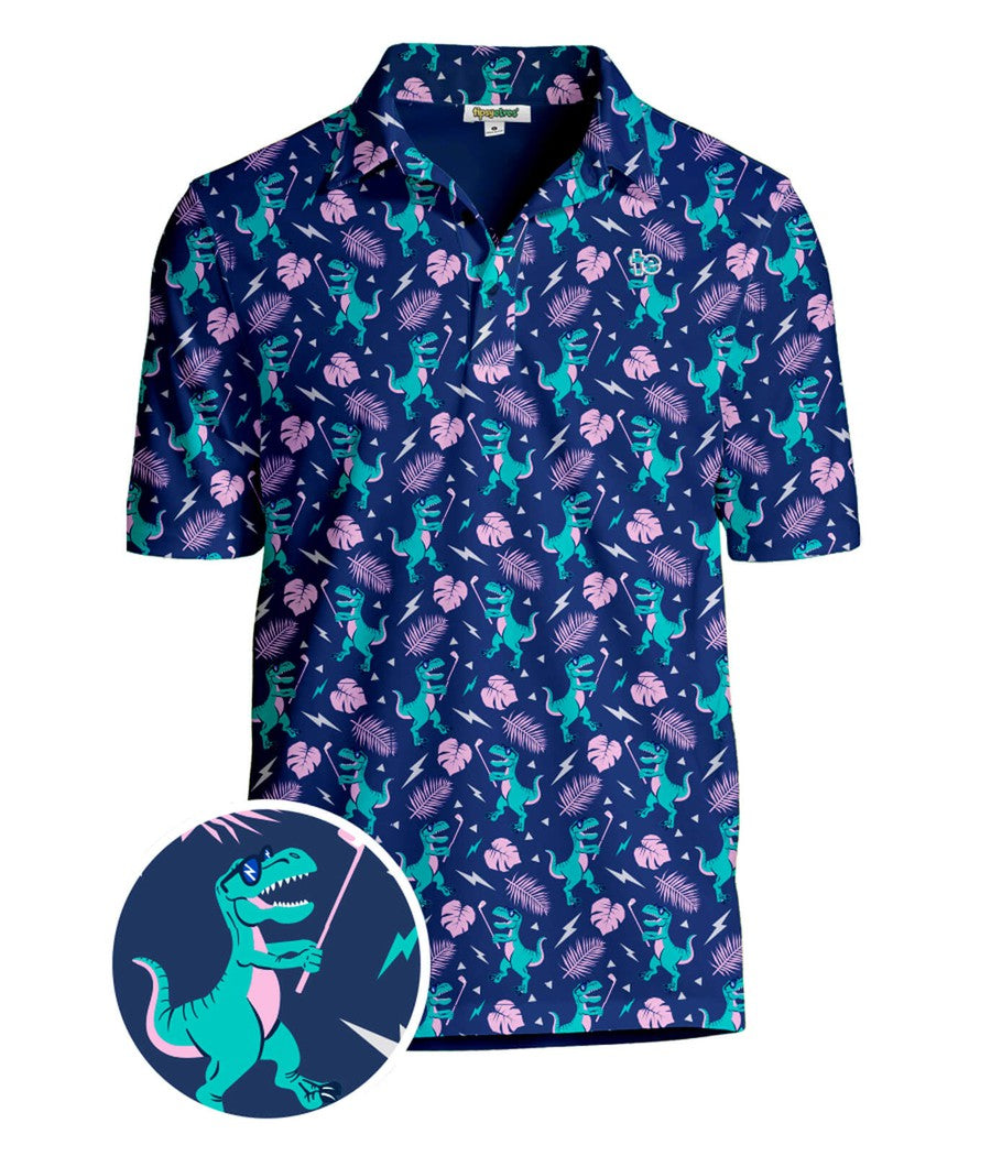 Tee Rex Golf Polo: Men's Golf Outfits | Tipsy Elves