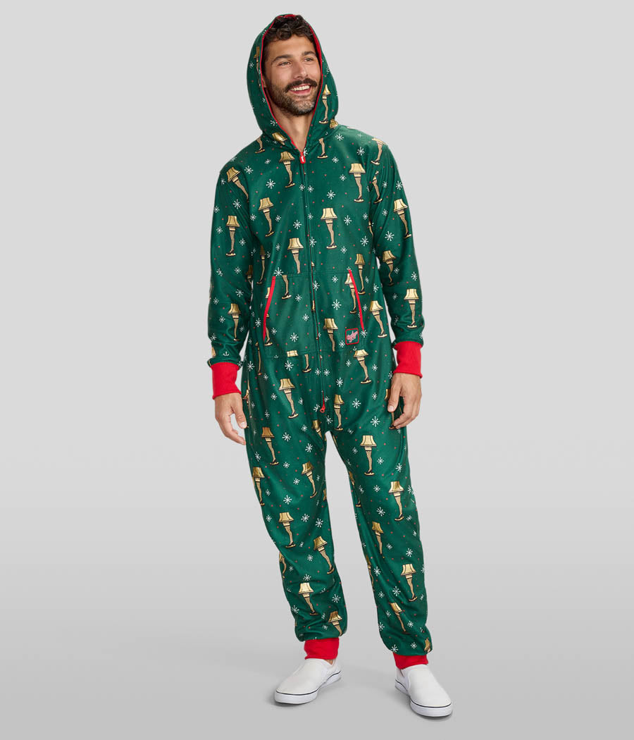 Leg Lamp Jumpsuit: Men's Christmas Outfits | Tipsy Elves
