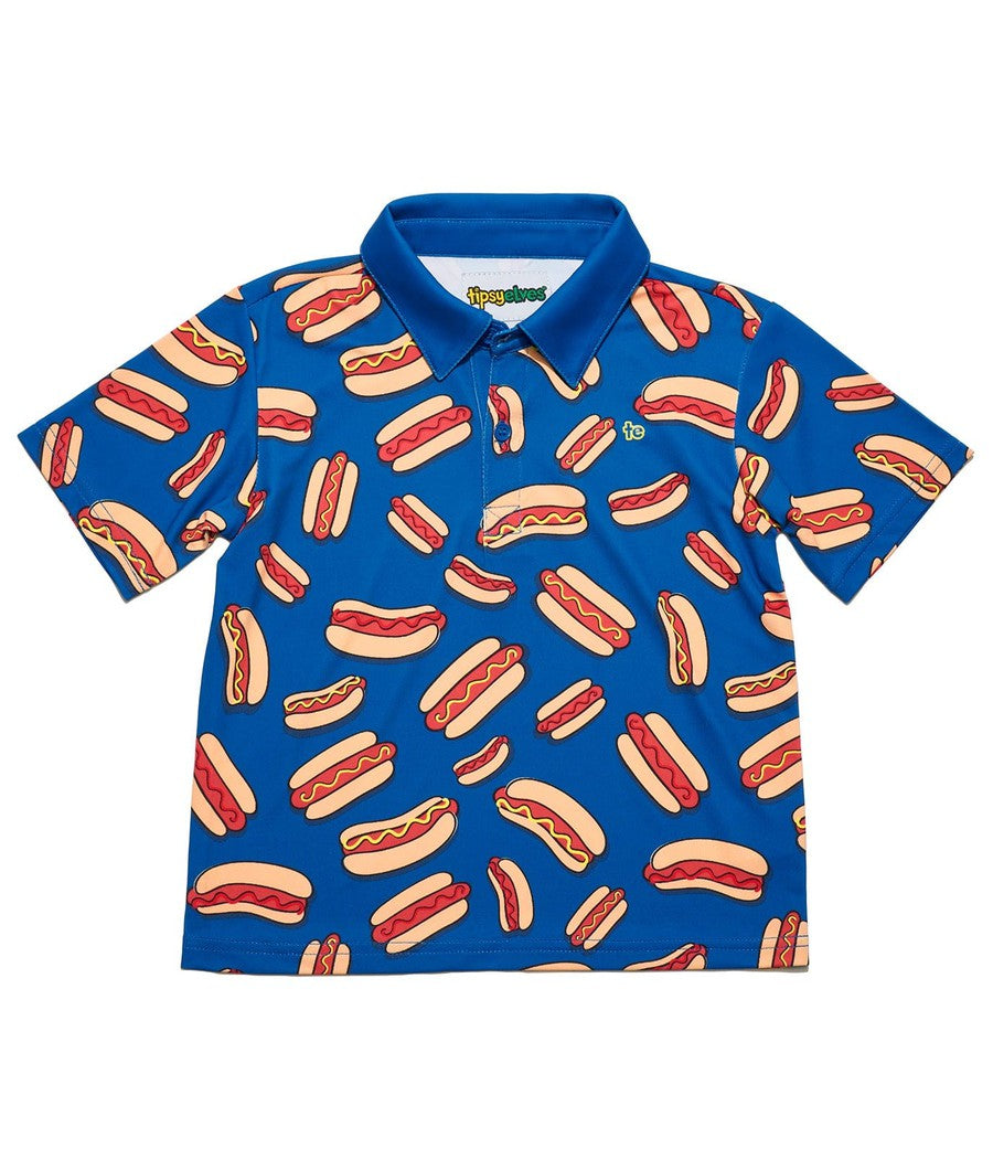 Hot Dog Golf Polo: Toddler Boy's Golf Outfits | Tipsy Elves
