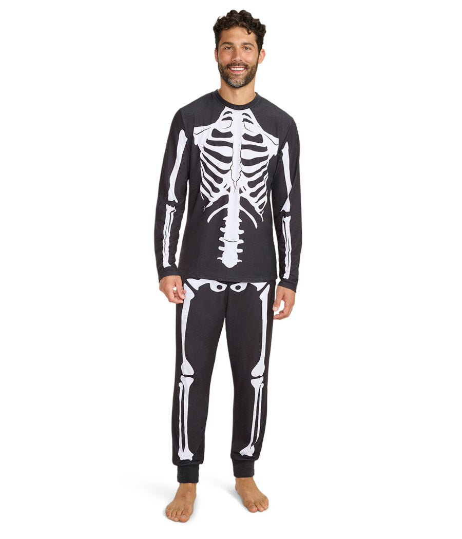 Skeleton Pajama Set: Men's Halloween Outfits | Tipsy Elves