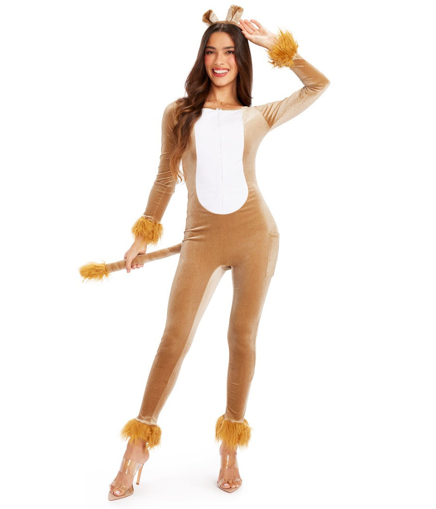 Lion Costume Bodysuit: Women's Halloween Outfits | Tipsy Elves