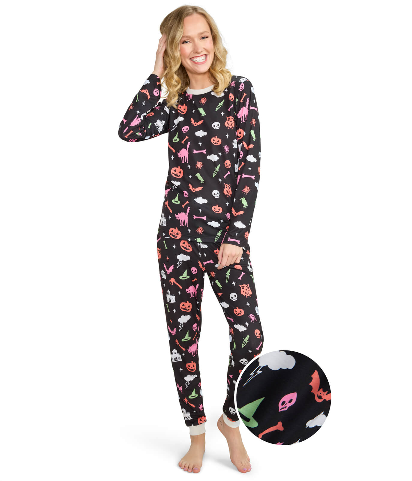 Black Magic Pajama Set: Women's Halloween Outfits | Tipsy Elves