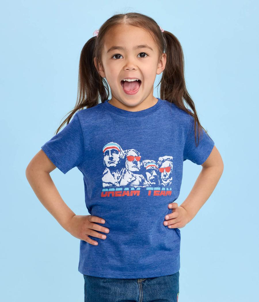 Dream Team Tee: Toddler Girl's Patriotic Outfits | Tipsy Elves