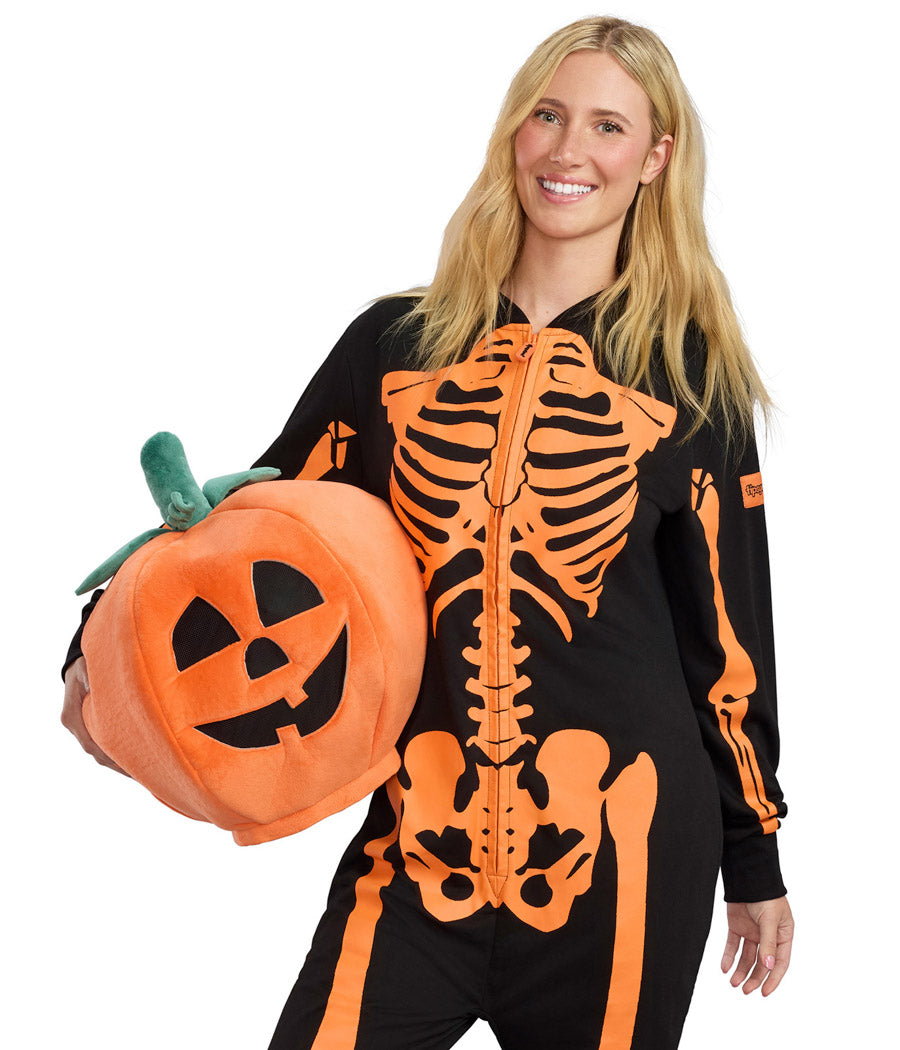 Pumpkin Head Skeleton Costume: Women's Halloween Costumes | Tipsy Elves
