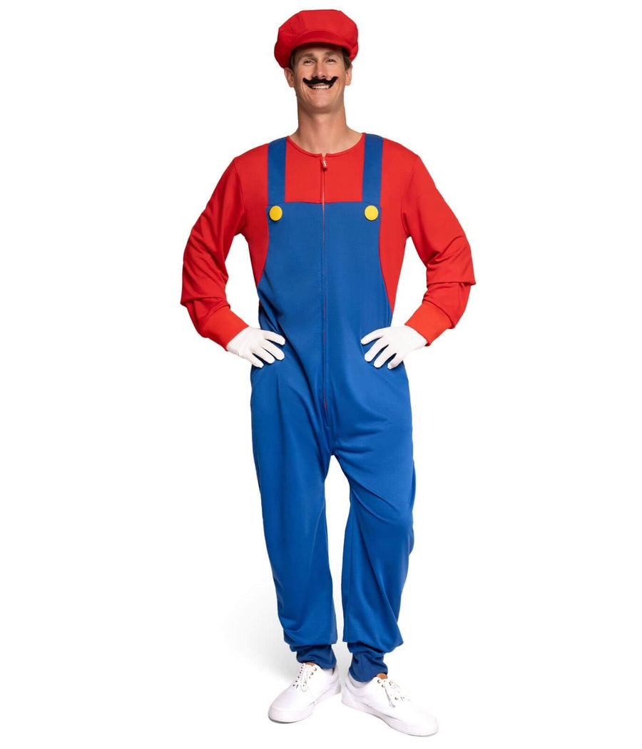 Super Plumber Costume: Men's Halloween Outfits | Tipsy Elves