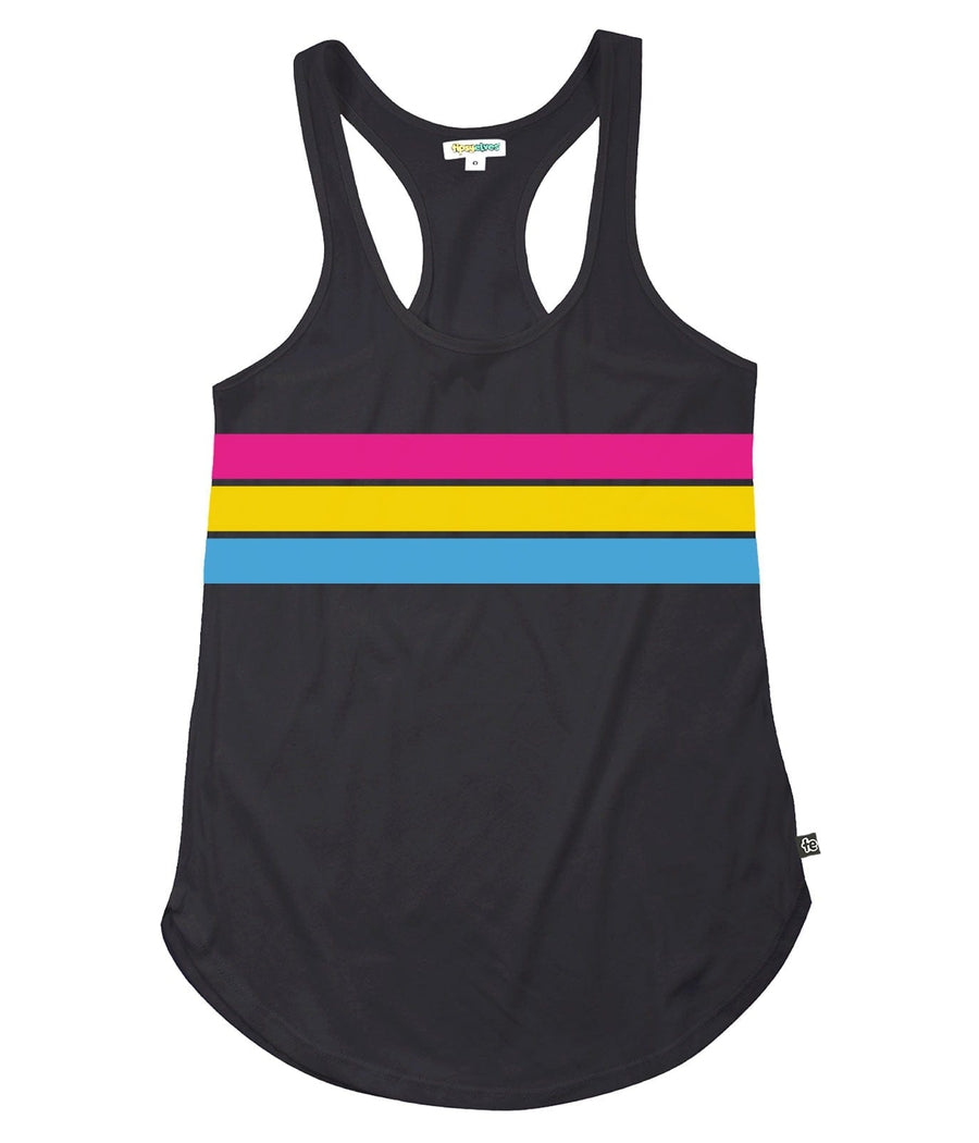 Pan Pride Flag Racerback Tank Top: Pride Outfits | Tipsy Elves