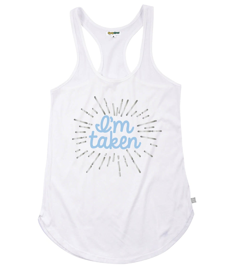 I'm Taken Tank Top: Women's Bachelorette Party Outfits | Tipsy Elves