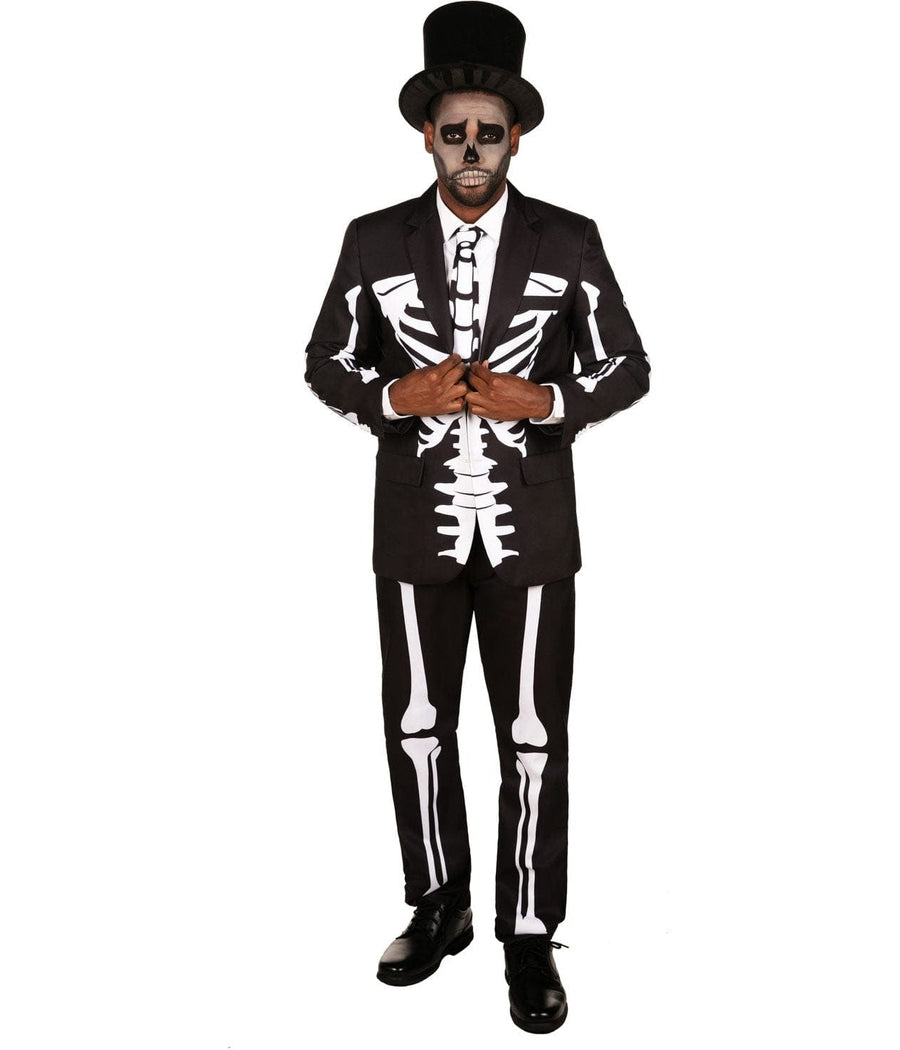Skeleton Suit: Men's Halloween Outfits | Tipsy Elves