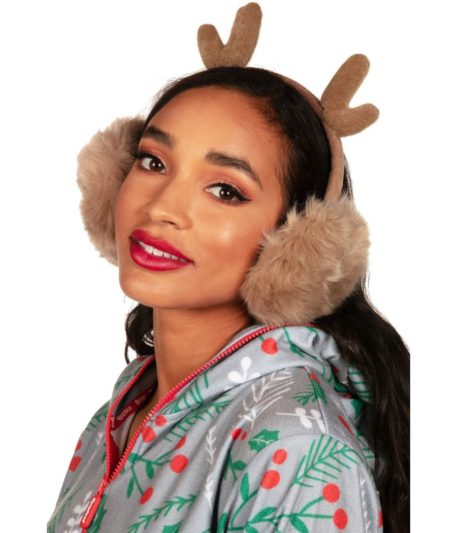 Reindeer Ear Muffs: Christmas Gifts | Tipsy Elves
