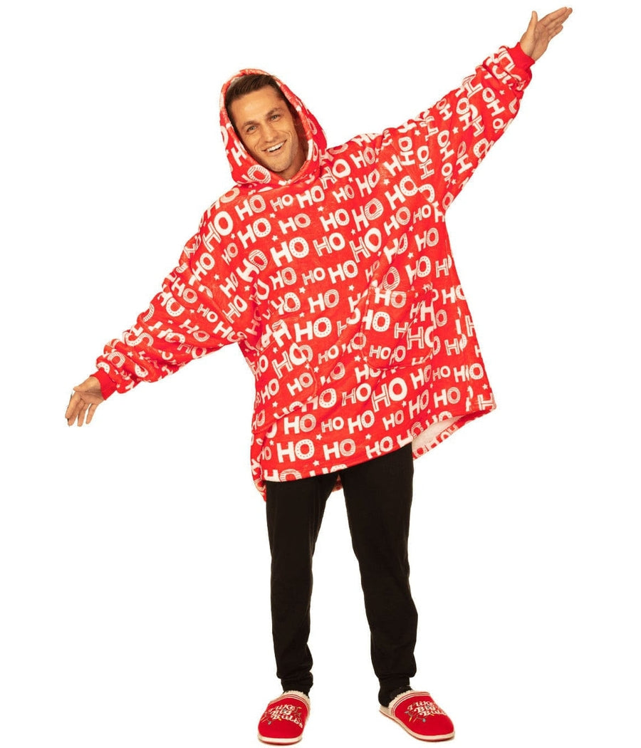 Ho Ho Ho Blanket Hoodie: Christmas Outfits | Tipsy Elves