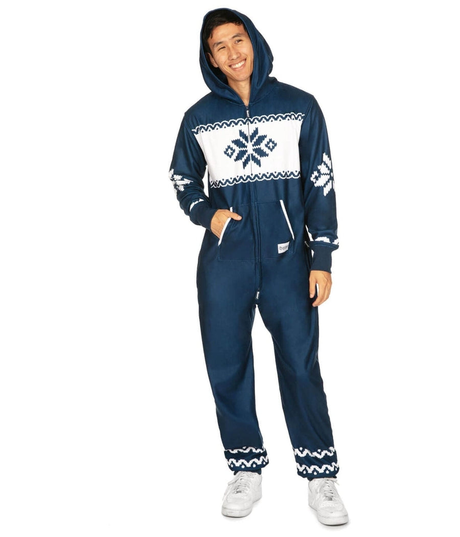 Snowflake Jumpsuit: Men's Christmas Outfits | Tipsy Elves