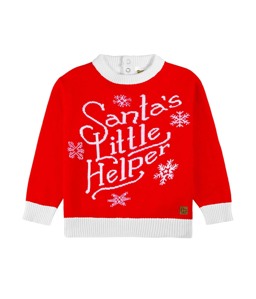 Santa's Little Helper Ugly Christmas Sweater: Toddler Girl's Christmas ...