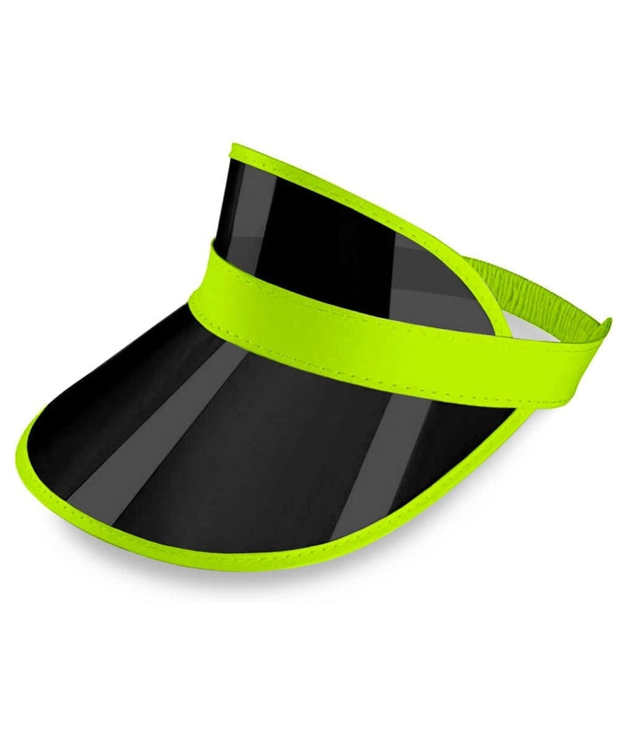 Black and Yellow Sun Visor Hat: Summer Outfits | Tipsy Elves