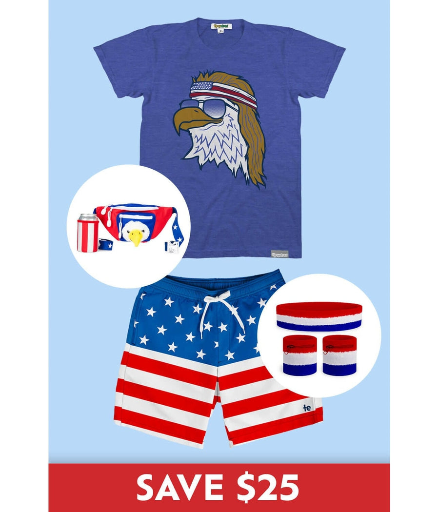 Men's Epic Eagle Patriotic Bundle | Tipsy Elves
