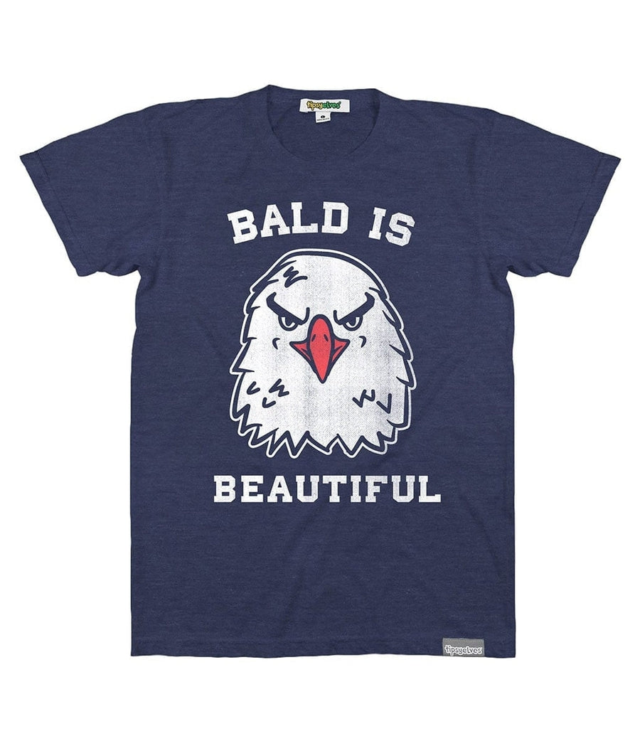 Bald is Beautiful Tee: Men's Patriotic Outfits | Tipsy Elves