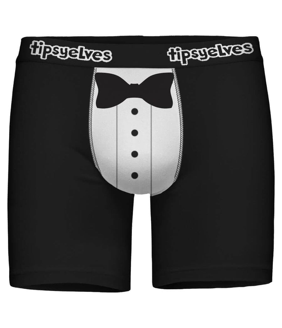 Suit And Tied Up Boxer Briefs: Men's Bachelor Party Outfits | Tipsy Elves