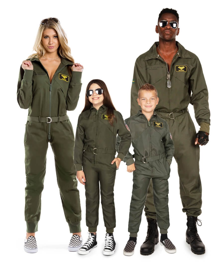 Matching Pilot Family Costumes | Tipsy Elves