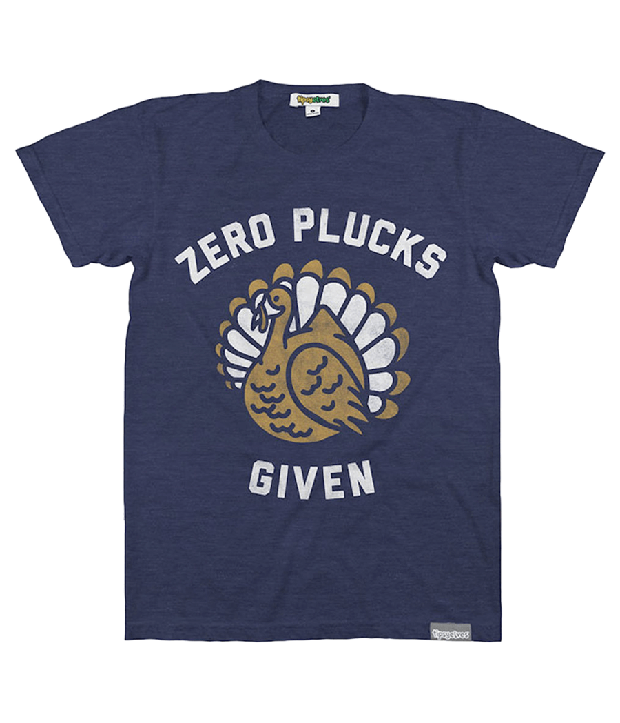 Men's Zero Plucks Given Thanksgiving Shirt | Tipsy Elves