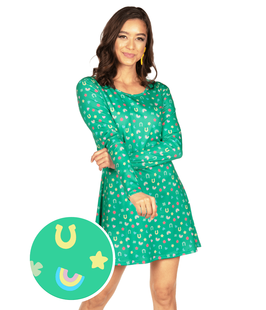 Lucky Charmer Dress: Women's St. Paddy's Outfits | Tipsy Elves