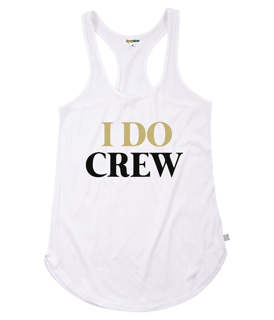Women's White I Do Crew Tank Top | Tipsy Elves