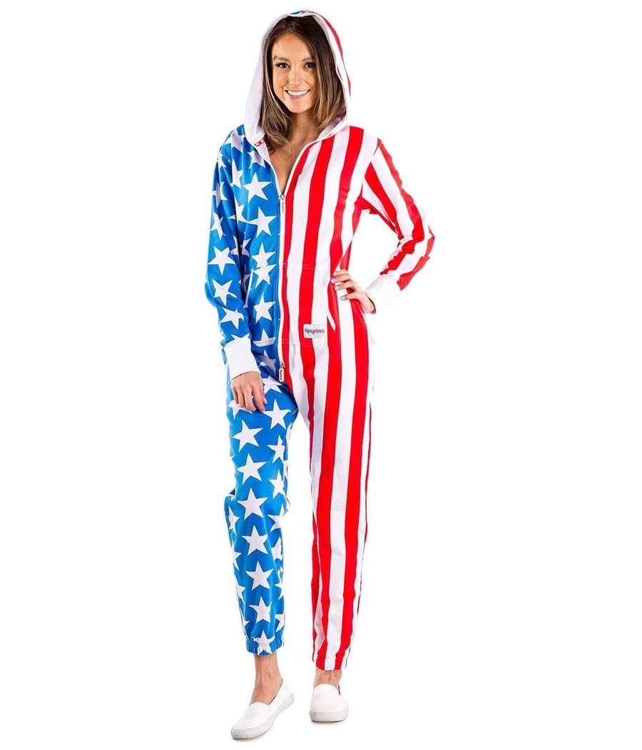 American Flag Jumpsuit | Tipsy Elves
