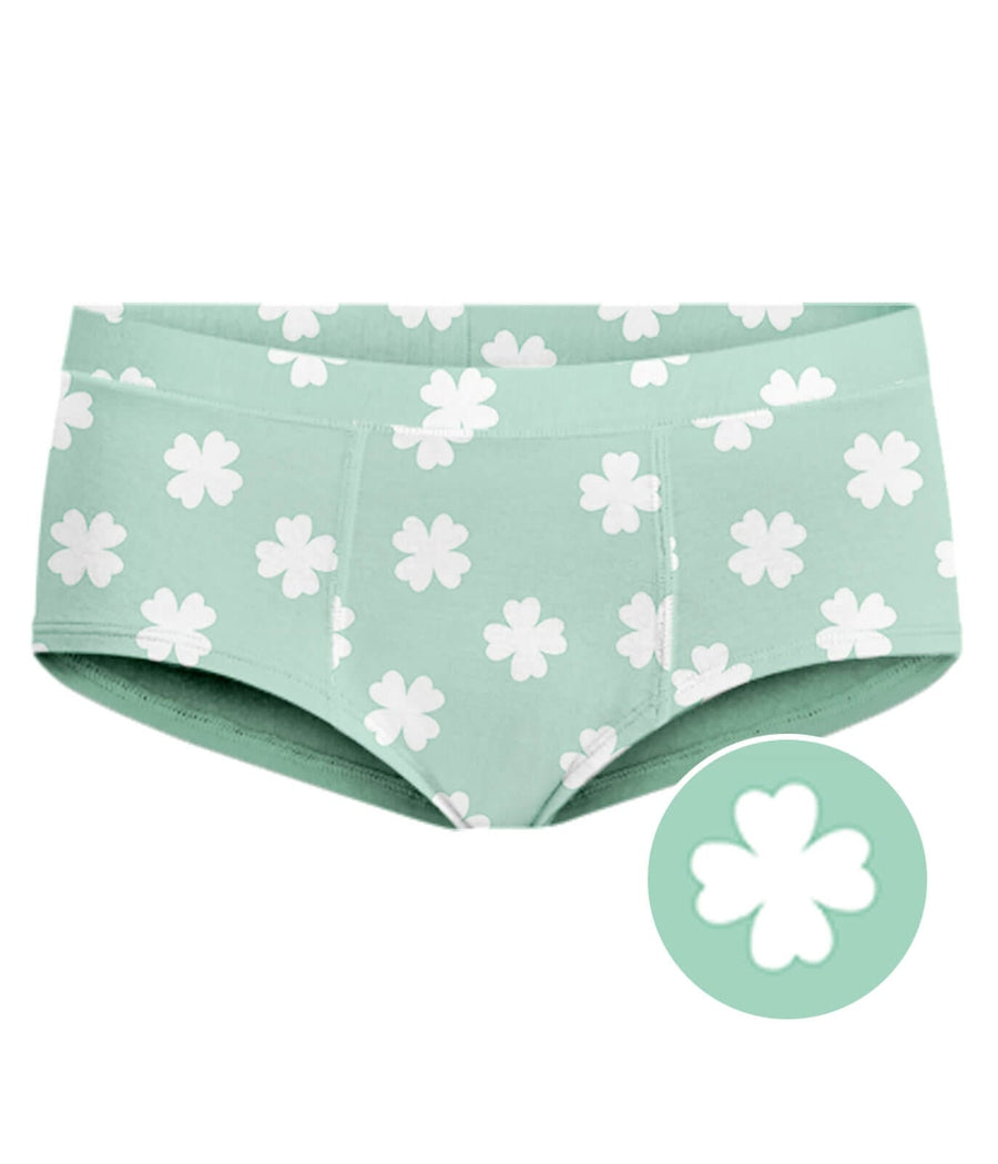 Green And White Underwear
