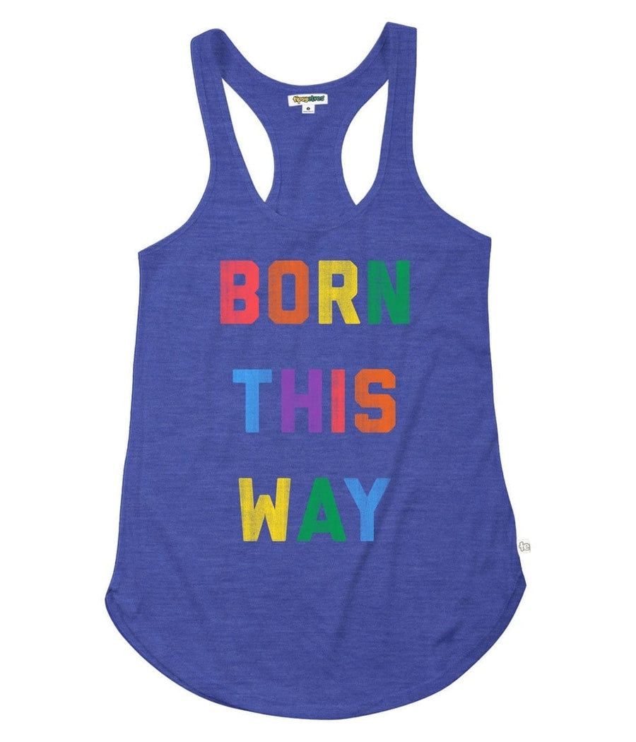 Born This Way Racerback Tank Top: Pride Outfits | Tipsy Elves